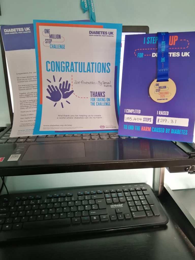 Diabetes 2020 Step Challenge Success | My Special Event